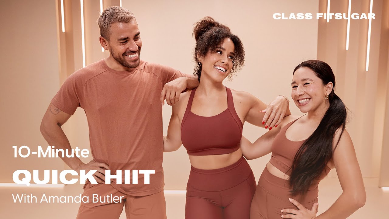 10-Minute HIIT Workout With Amanda Butler | POPSUGAR FITNESS