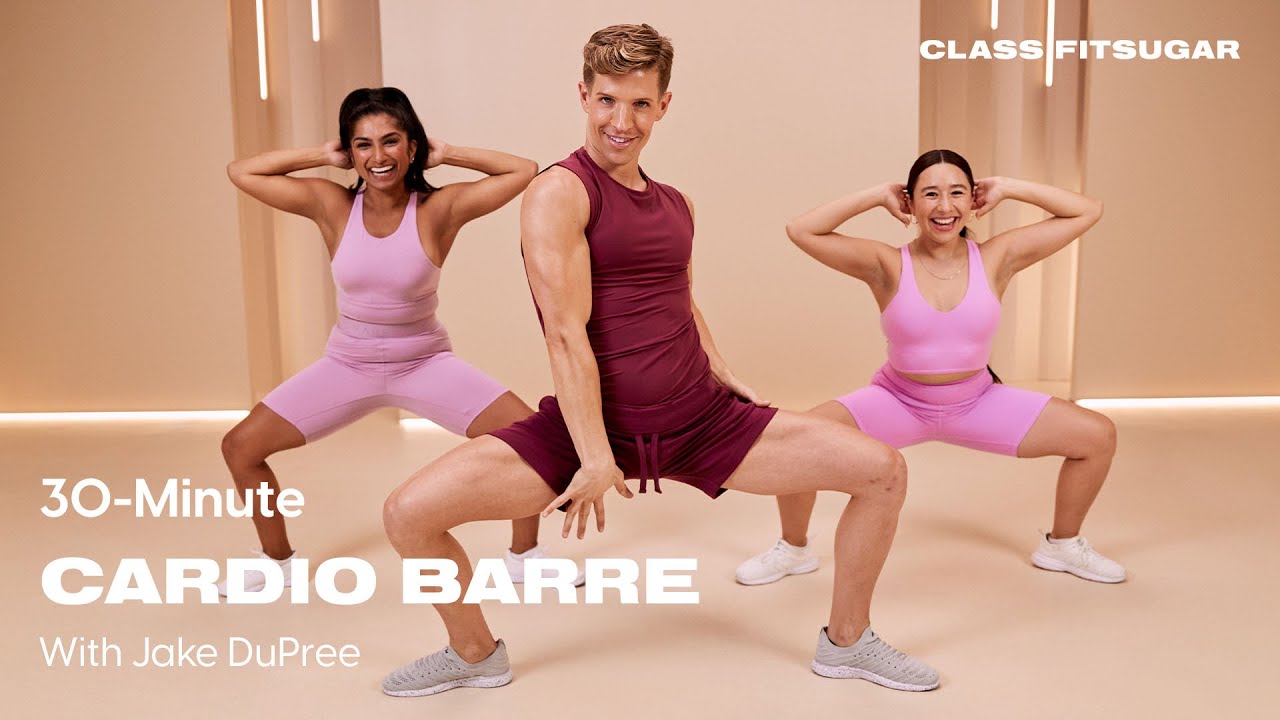 30-Minute Cardio Barre Workout With Jake DuPree | POPSUGAR FITNESS