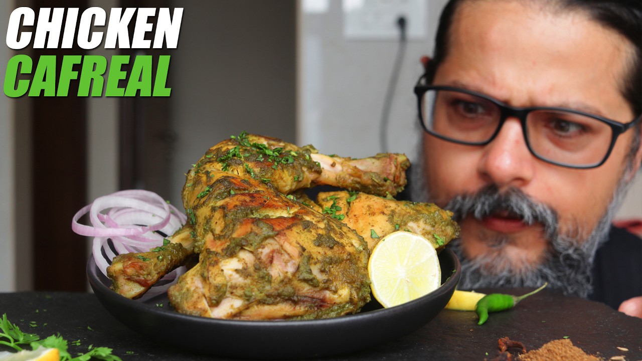 This GRILLED Chicken Dish From GOA Is DELICIOUS! - Chicken Cafreal Recipe