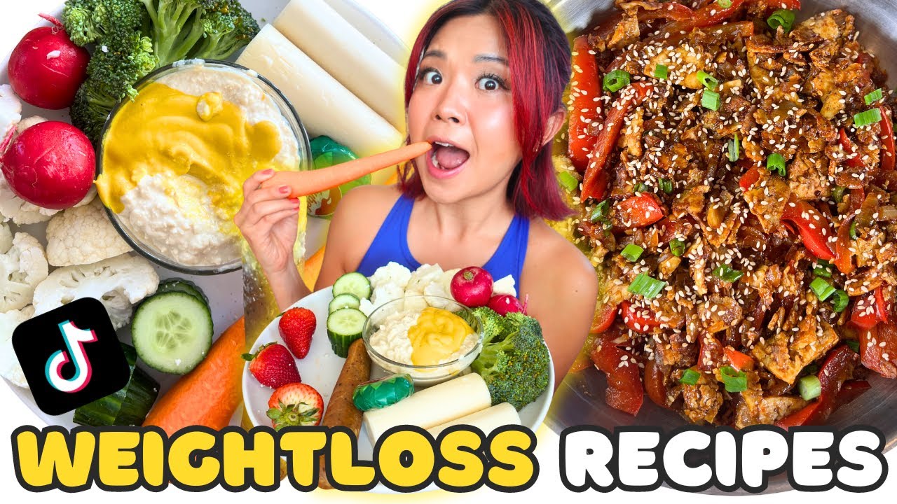 Trying TikTok Viral WEIGHT LOSS & HIGH PROTEIN Recipes For A Day (but ...